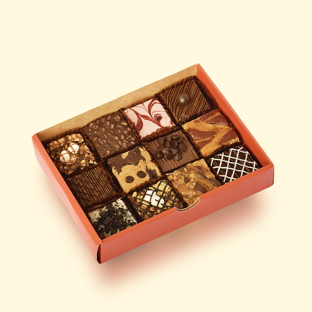 Pre-Assorted Box of 12 – Brownies Unlimited